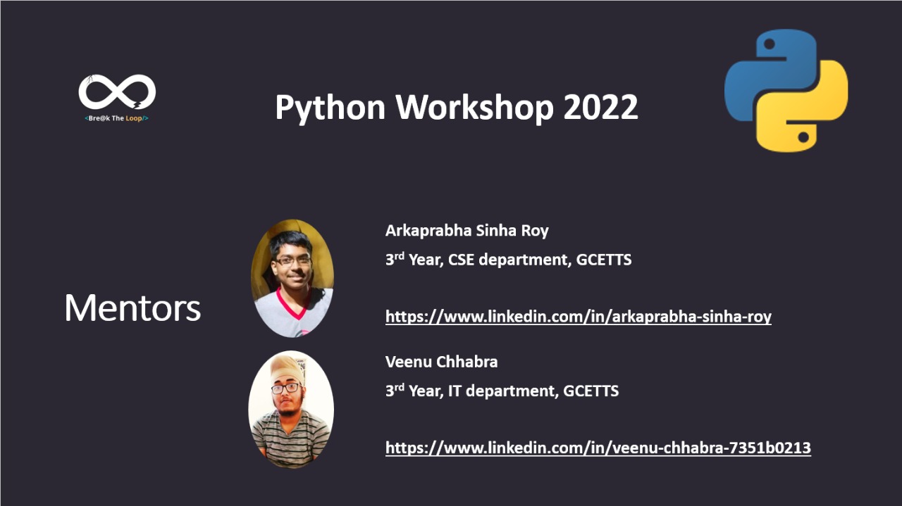 Bre@kTheLoop | Bre@kTheLoop, GCETTS is a community of coding and ...